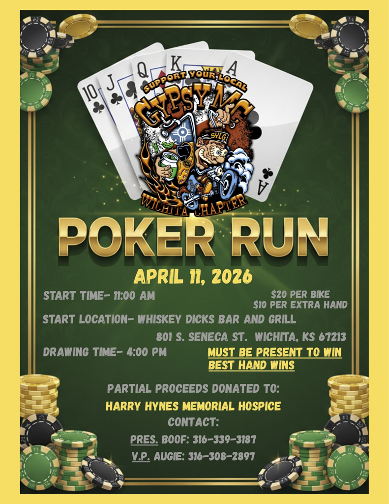 3rd Annual Gypsy Pickle Poker Run – Gypsy MC Wichita – Gypsy MC ...